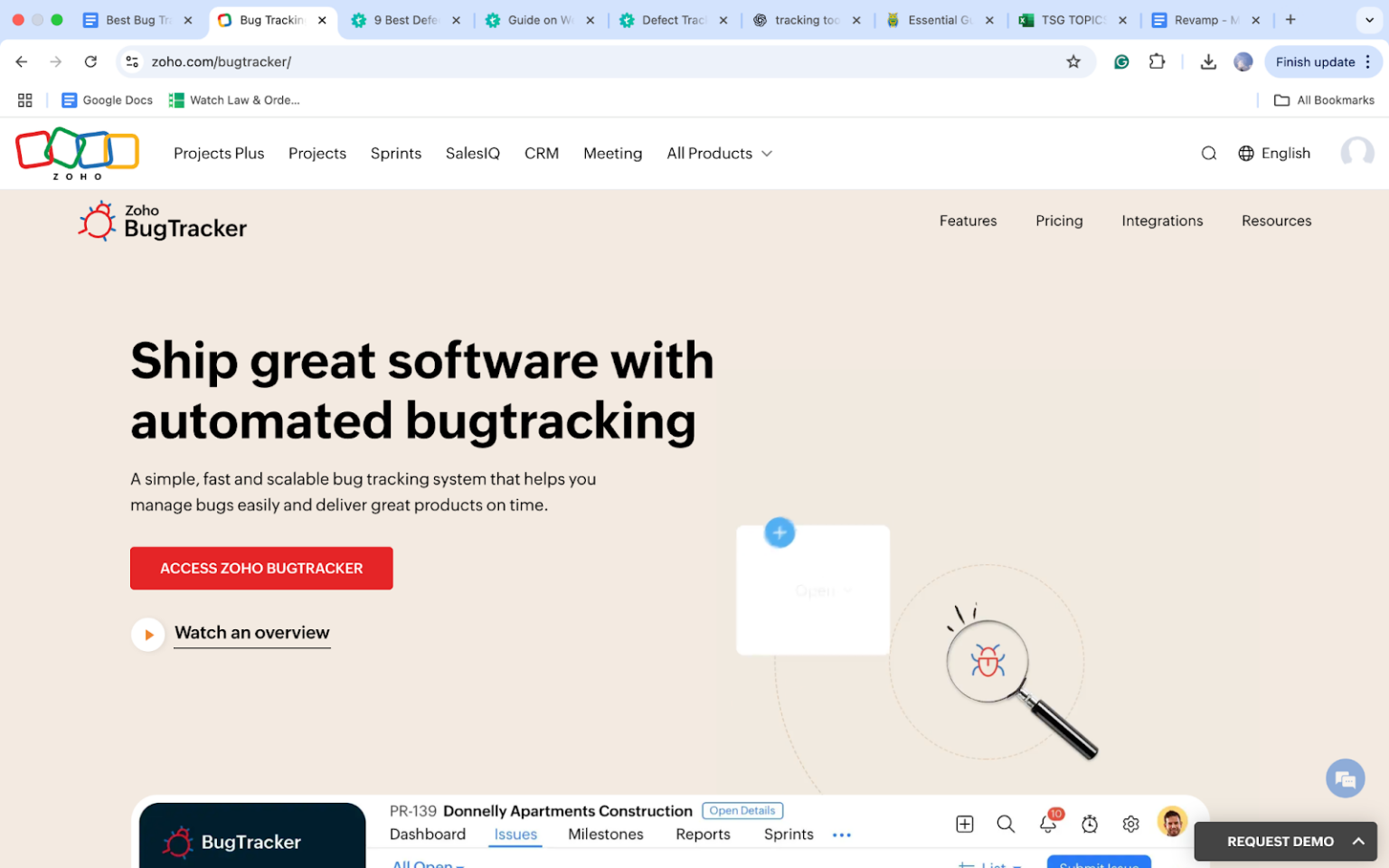 Top 10 Bug Tracking Tools, Features, Pros, and Cons