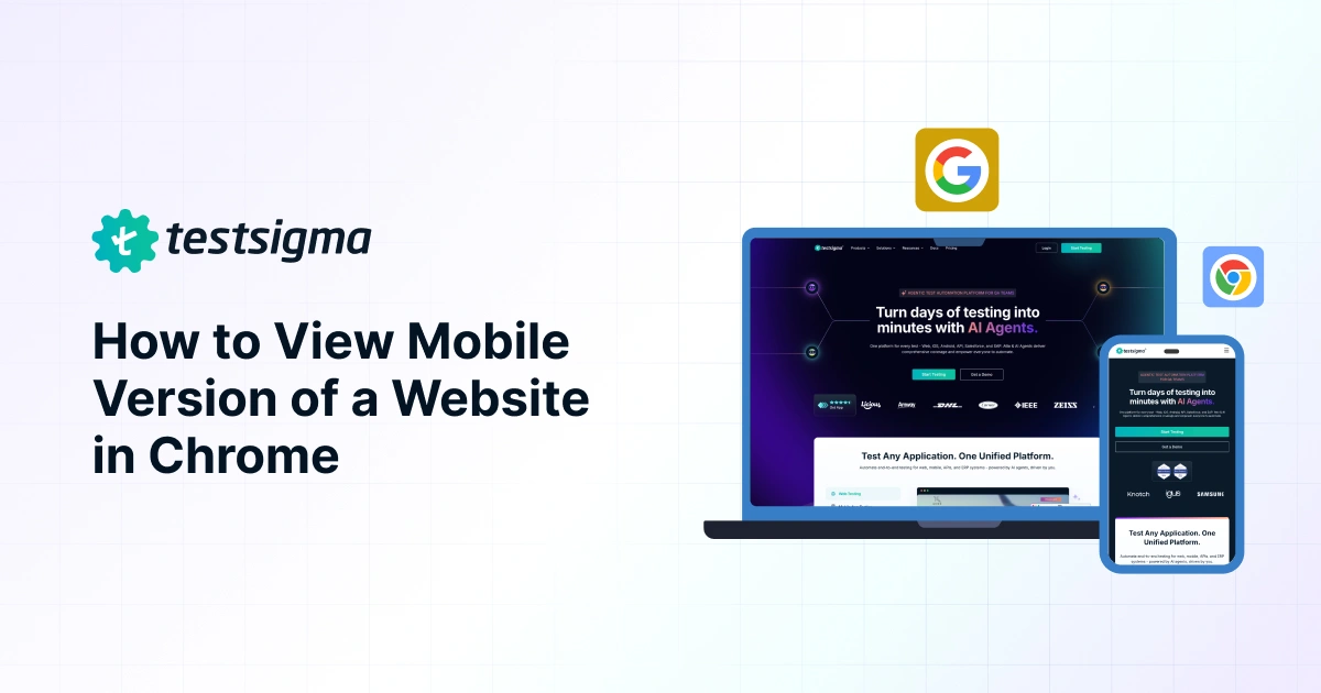 How to View Mobile Version of Website in Chrome