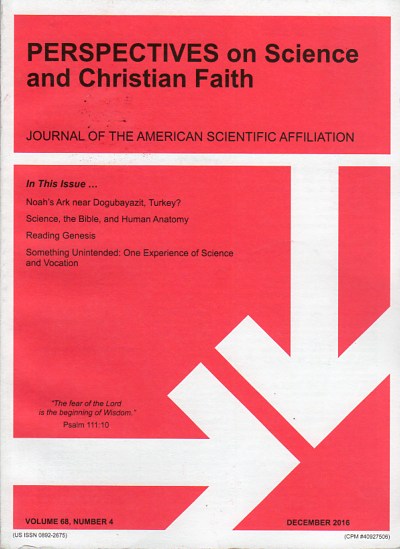 Perspectives on Science and Christian Faith, December 2016 - Creation ...