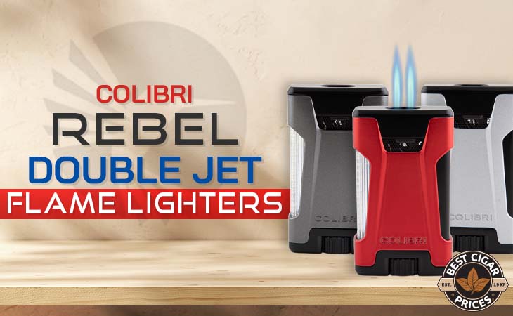 Colibri Rebel Double Jet Flame Lighters | Best Cigar Prices | Shop Now