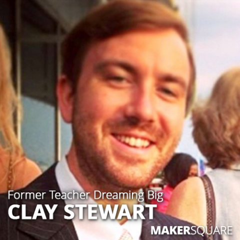 MakerSquare Student Spotlight – Clay Stewart, Former Teacher Dreaming ...