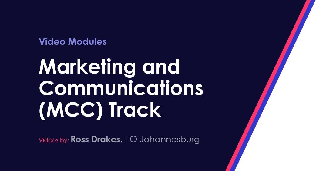 Marketing and Communications Chair Track | Entrepreneurs' Organization