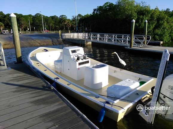 Rent a 2017 23 ft. Hanson skiff Bay boat in Bay Pines, FL on Boatsetter