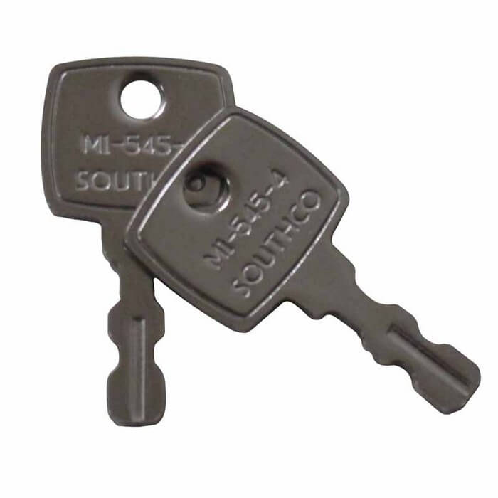 Southco - Extra / Replacement Keys for Southco Flush Slam Latches #063-0001