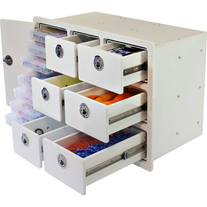 Teak Isle - Tackle Station 6 Drawer, 7 Tray #13770-52161