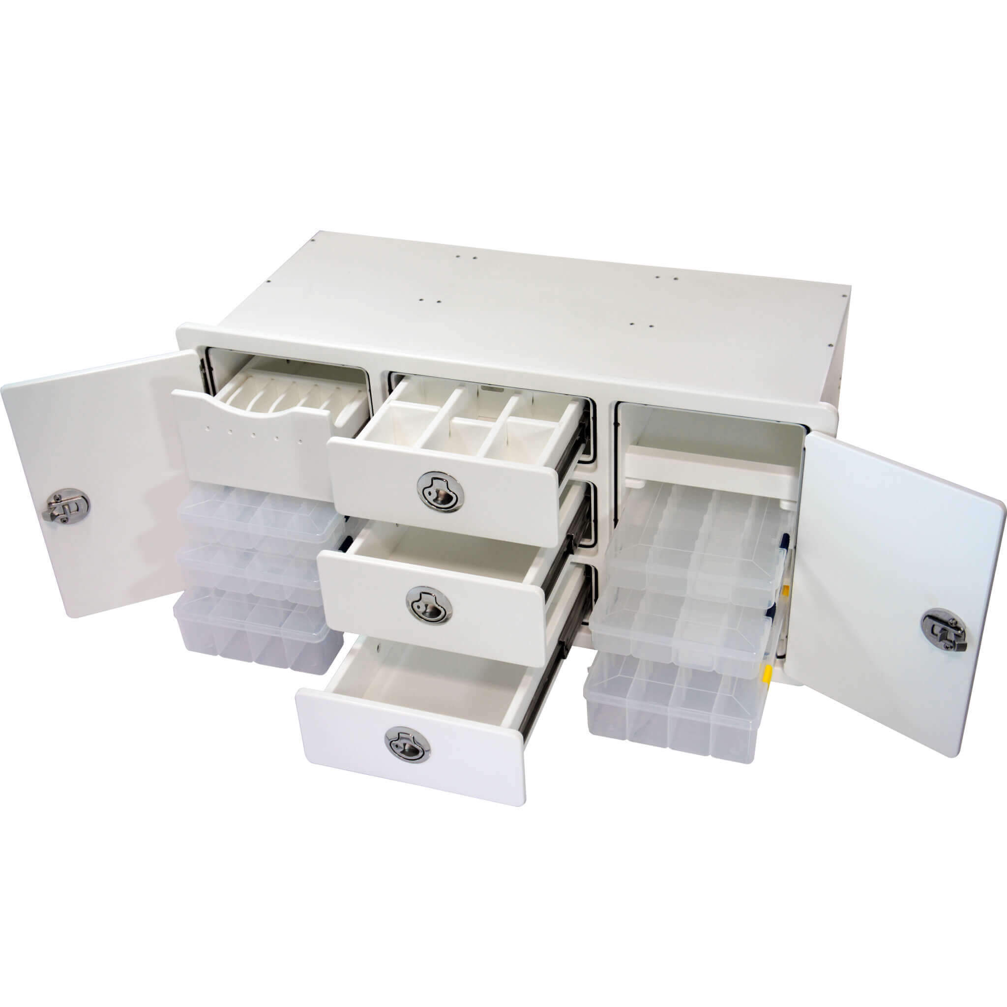 Teak Isle - Tackle Storage Unit 4 Drawer, 6 Tray #13770-52181