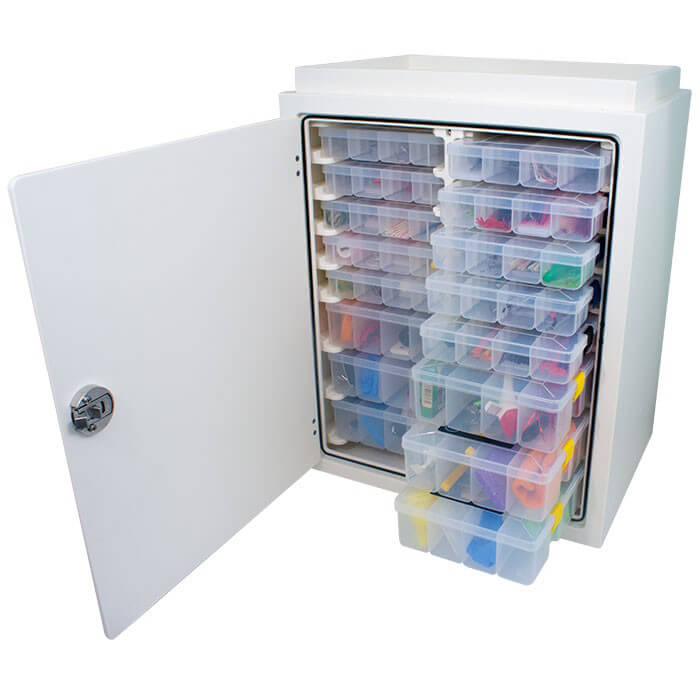 Self Retaining Tackle Tray Unit