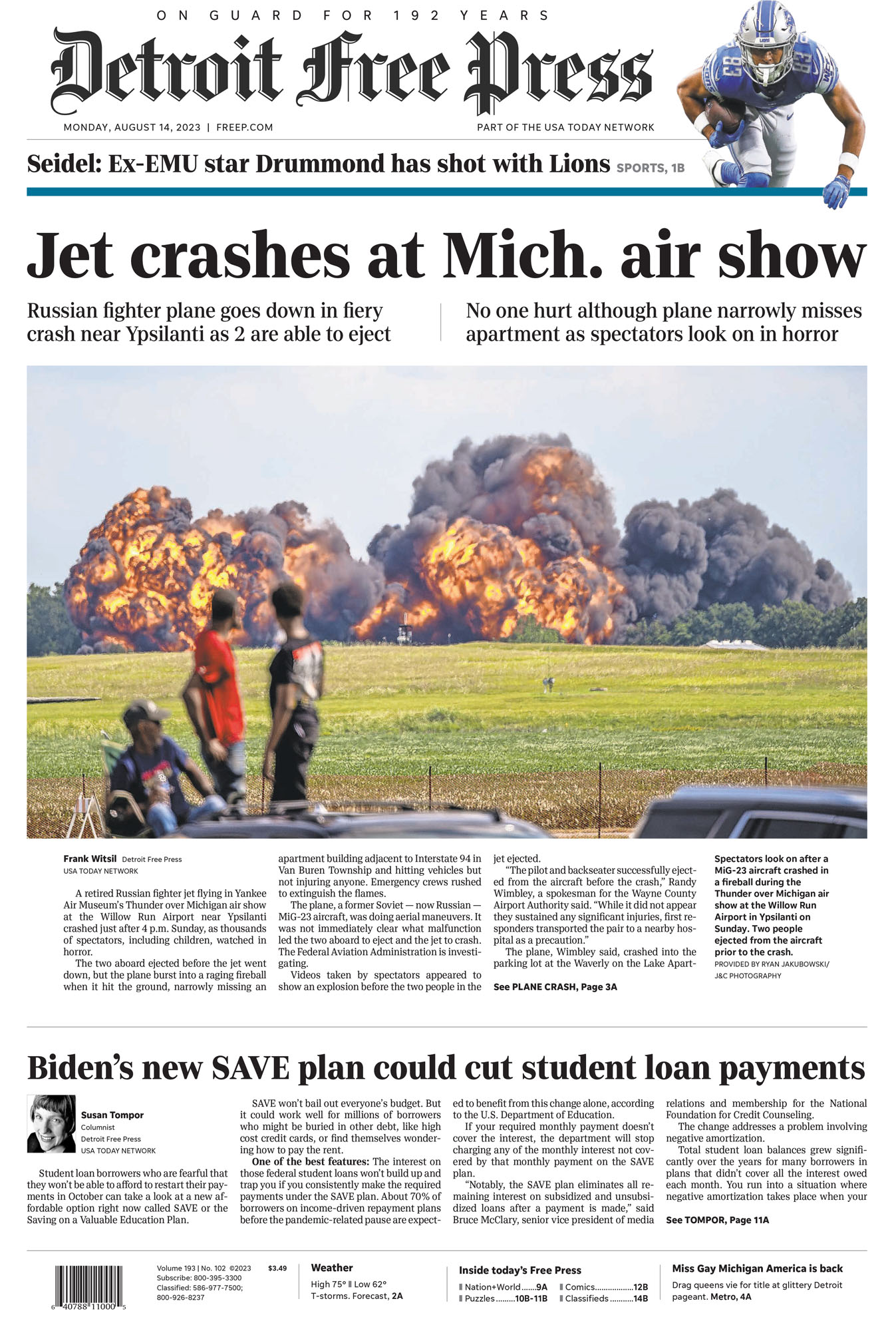 2024 Newspaper Front Page - 2024 NPPA Best of Photojournalism