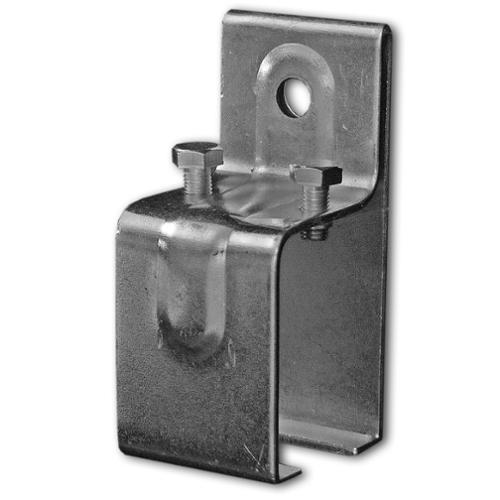 SQUARE TRACK SPLICE BRACKET - GALVANIZED