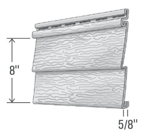 ESTATE TRADITIONAL D4 VINYL SIDING - HARVARD SLATE