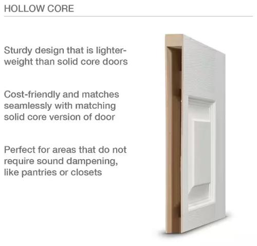 3-0 MADISON FLAT 1-PANEL HOLLOW CORE BIFOLD DOOR - SMOOTH