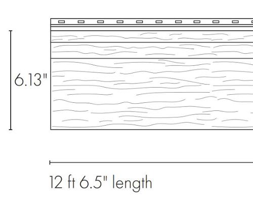 SINGLE 6" DUTCH LAP - EGGSHELL