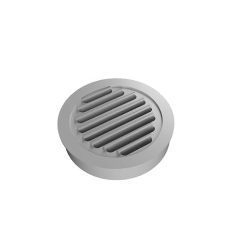 CIRCLE VENT AL LOUV 2" - MILL FINISH