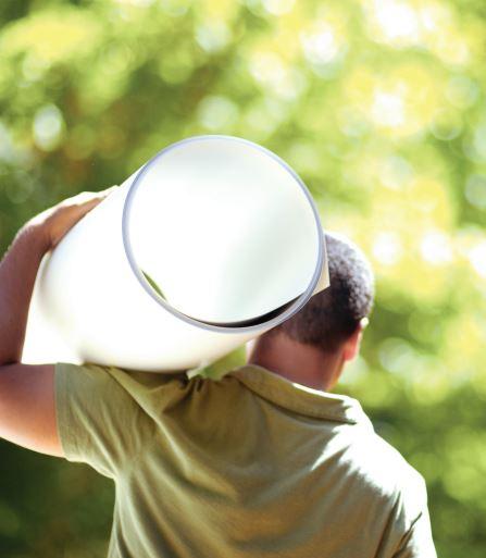 24" .019 POLY TRIM SMOOTH COIL - REDWOOD