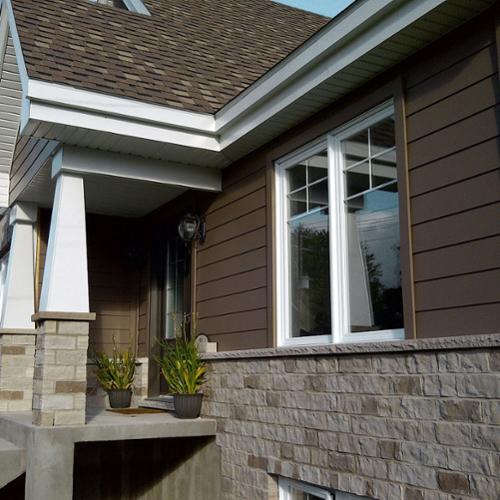 CELECT PVC SIDING - CHESTNUT