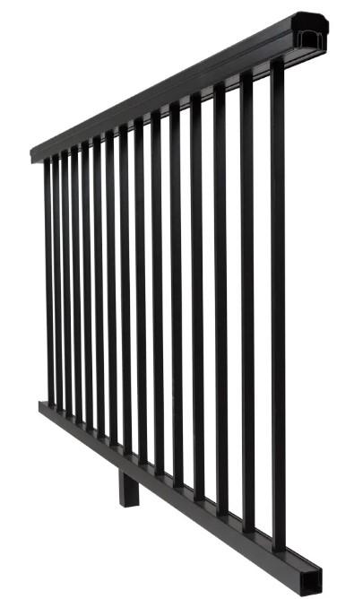 36" x 8' IMPRESSION ALUMINUM RAIL KIT - BLACK