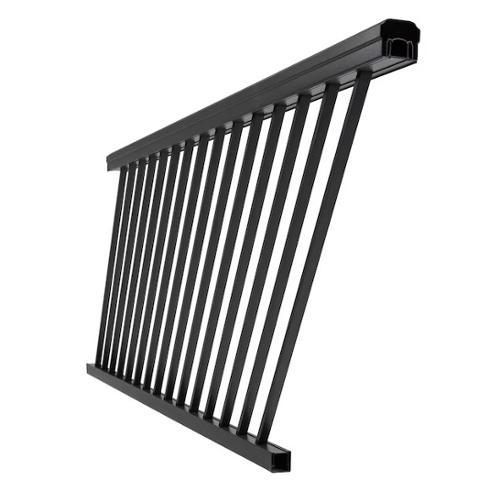 8' IMPRESSION CLASSIC TOP RAIL - BLACK