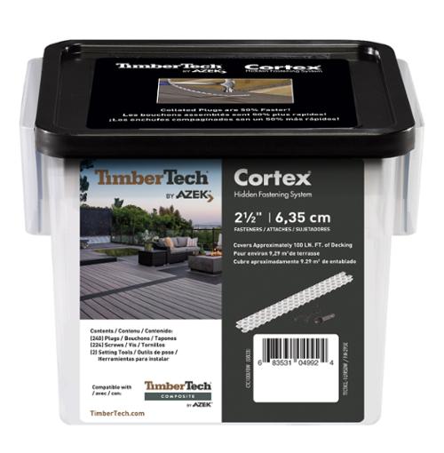 2-1/2" COLLATED CORTEX SET 100LF - DARK COCOA