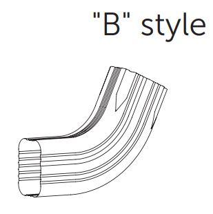 3" X 4" B ELBOWS - FOREST