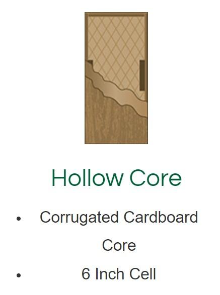 2-0 X 6-7 FLUSH HOLLOW CORE DOOR - ALBANY MAPLE