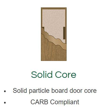 3-0 X 6-7 FLUSH SOLID CORE DOOR - POLAR WHITE