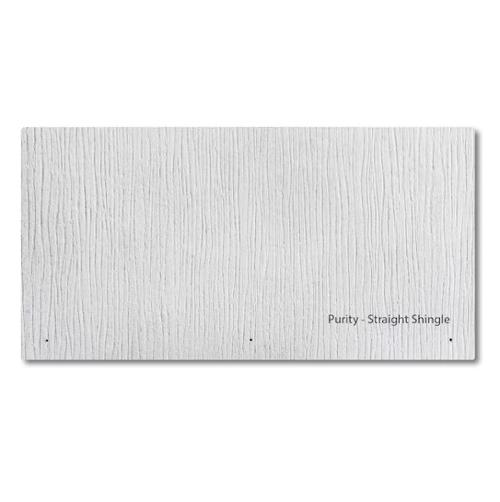 WEATHERSIDE PURITY FIBER-CEMENT SIDING SHINGLE STRAIGHT EDGE