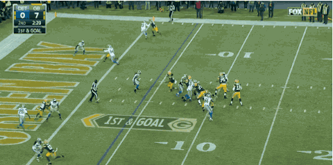 Aaron Rodgers Carted Off With Calf Injury After Throwing TD Pass (Video ...