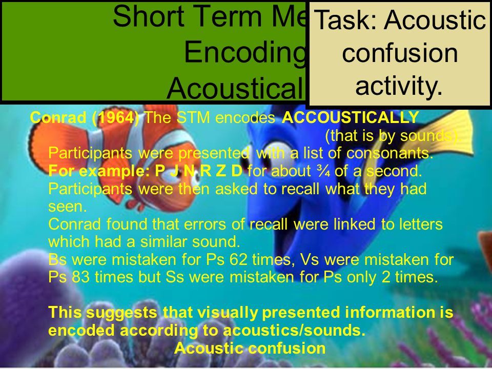 Acoustic Encoding