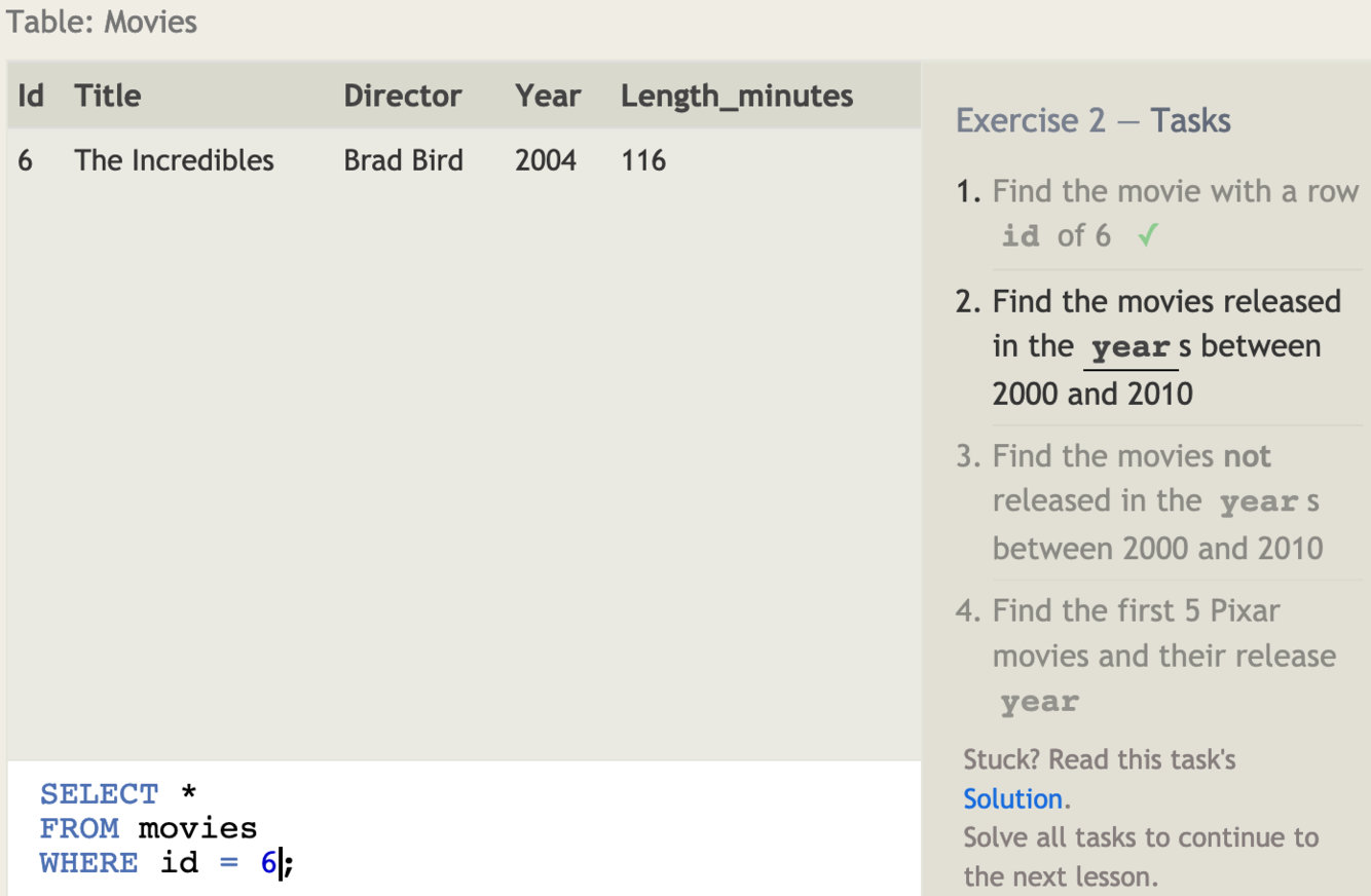 CIS275 - Chapter 11: SQL zyLabs Flashcards by Alexey Filatov | Brainscape