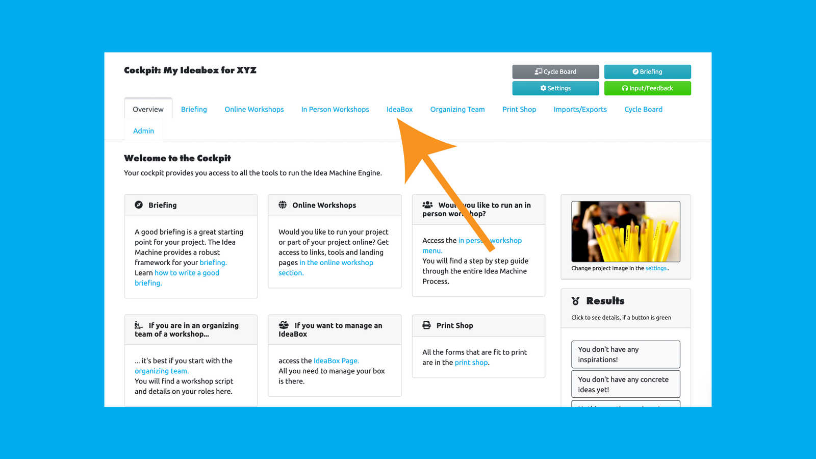 How to set up an IdeaBox – Handbook - BrainStore's Tutorial Collection ...