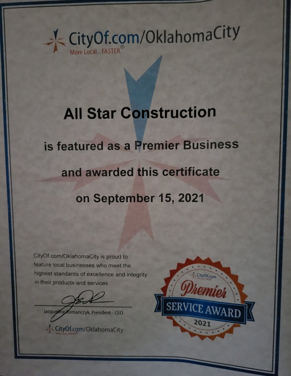 Construction Company | All Star Construction LLC | Mustang, OK