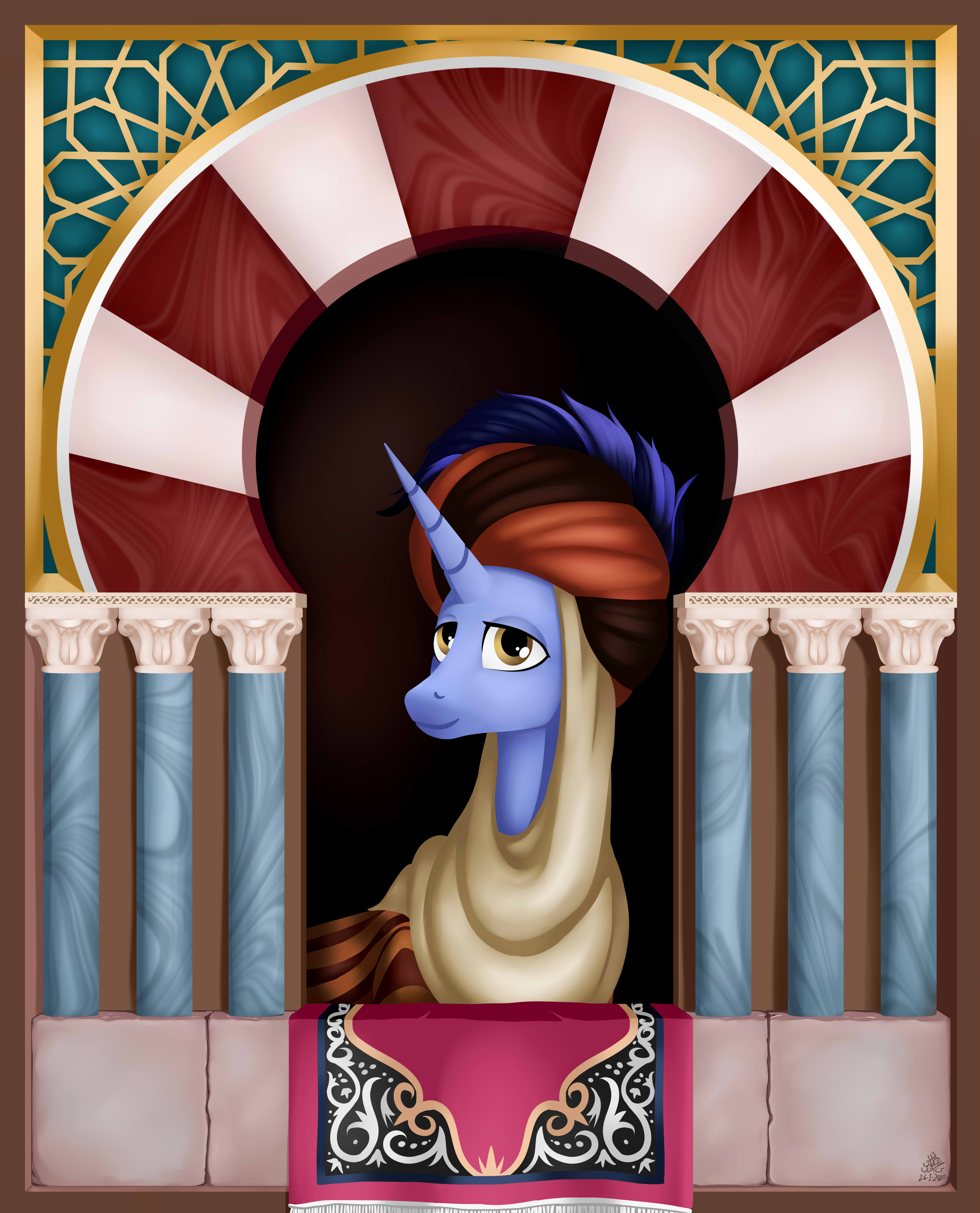 hoo'far and saddle arabian drawn by poecillia-gracilis19 - Bronibooru