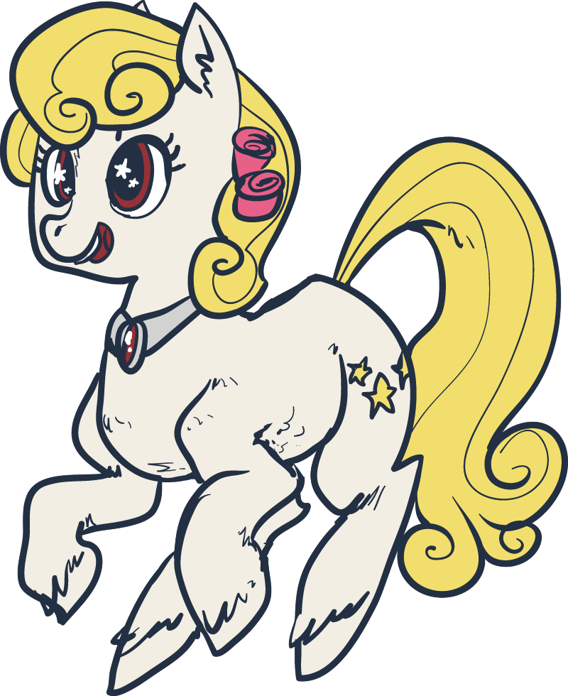 original character and yellowstar drawn by topshot - Bronibooru