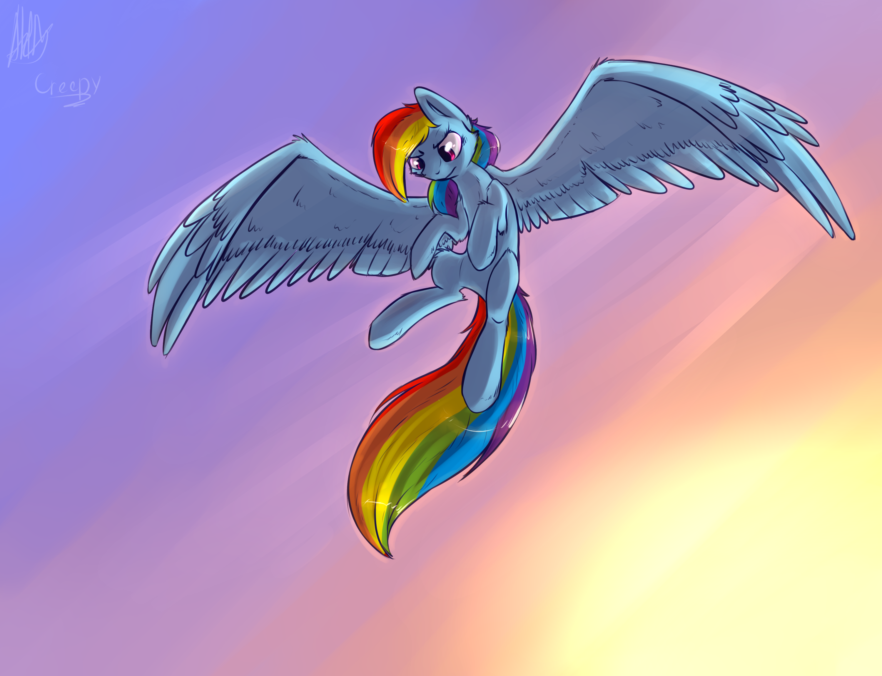 rainbow dash drawn by suplolnope - Bronibooru