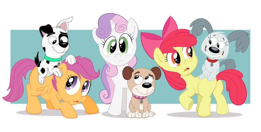 apple bloom, cupcake, cutie mark crusaders, patches, rebound, and ...
