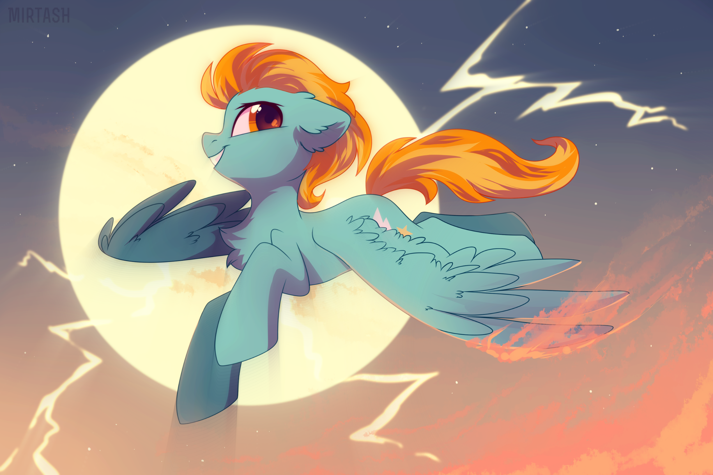 lightning dust drawn by mirtash - Bronibooru