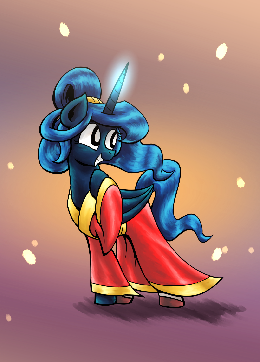 princess luna drawn by lovelyneckbeard - Bronibooru
