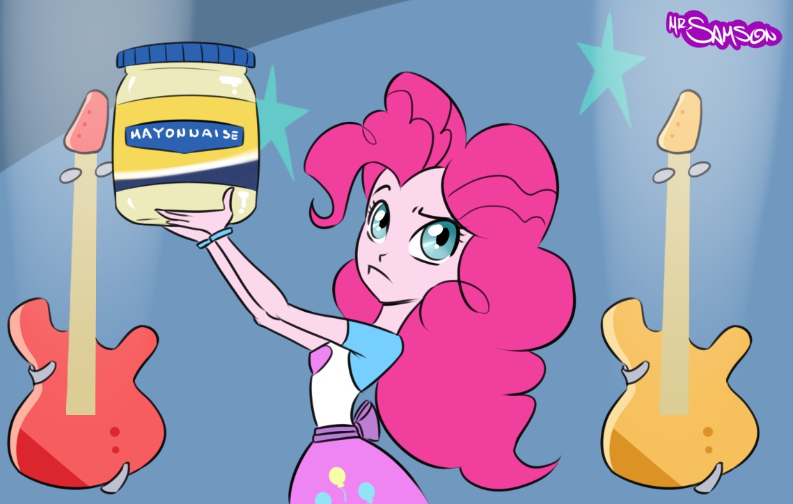 pinkie pie (equestria girls and spongebob squarepants) drawn by mr ...