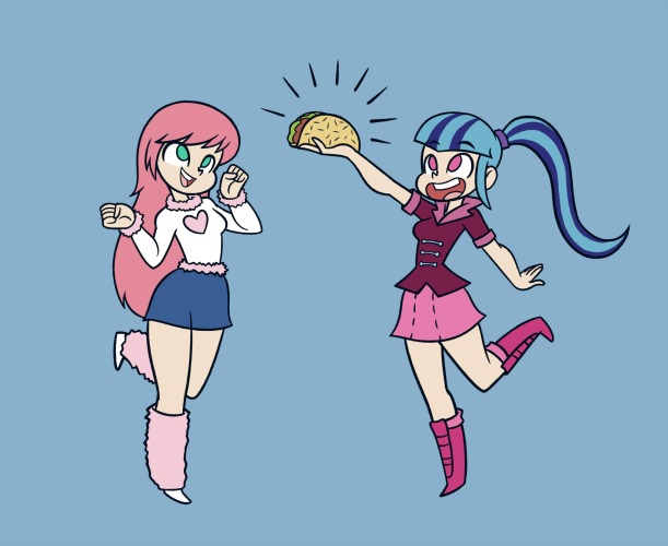 fluffle puff, original character, and sonata dusk (equestria girls ...