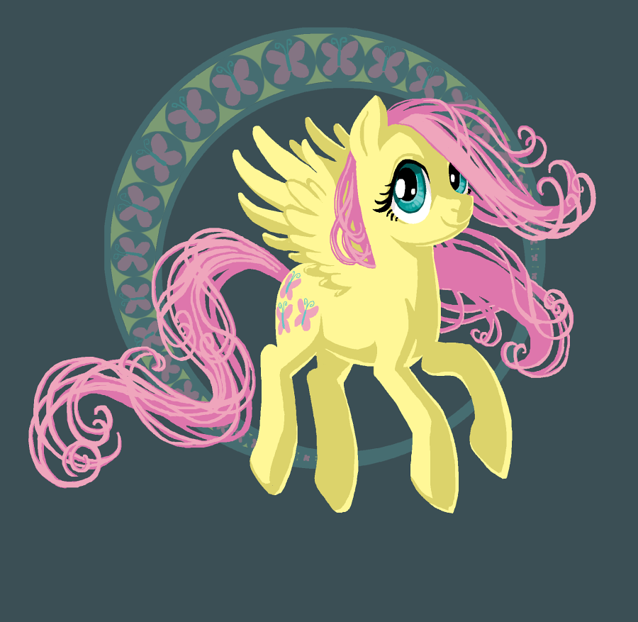 fluttershy drawn by dimespin - Bronibooru