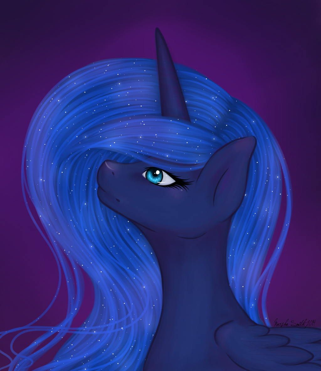 princess luna drawn by oosolareclipseoo - Bronibooru