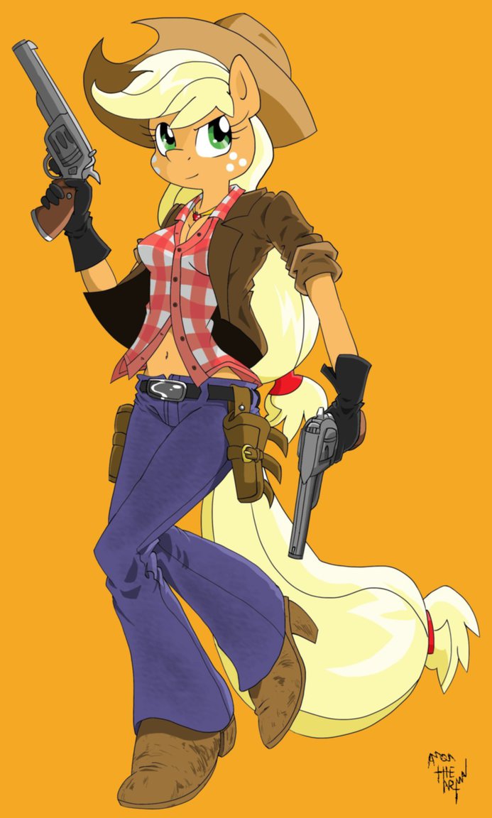 applejack drawn by amostheartman - Bronibooru