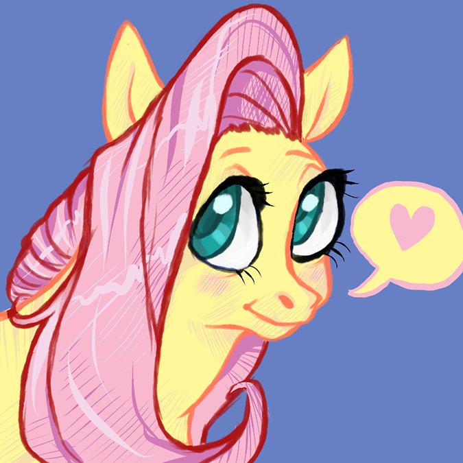 fluttershy drawn by sassyneko - Bronibooru