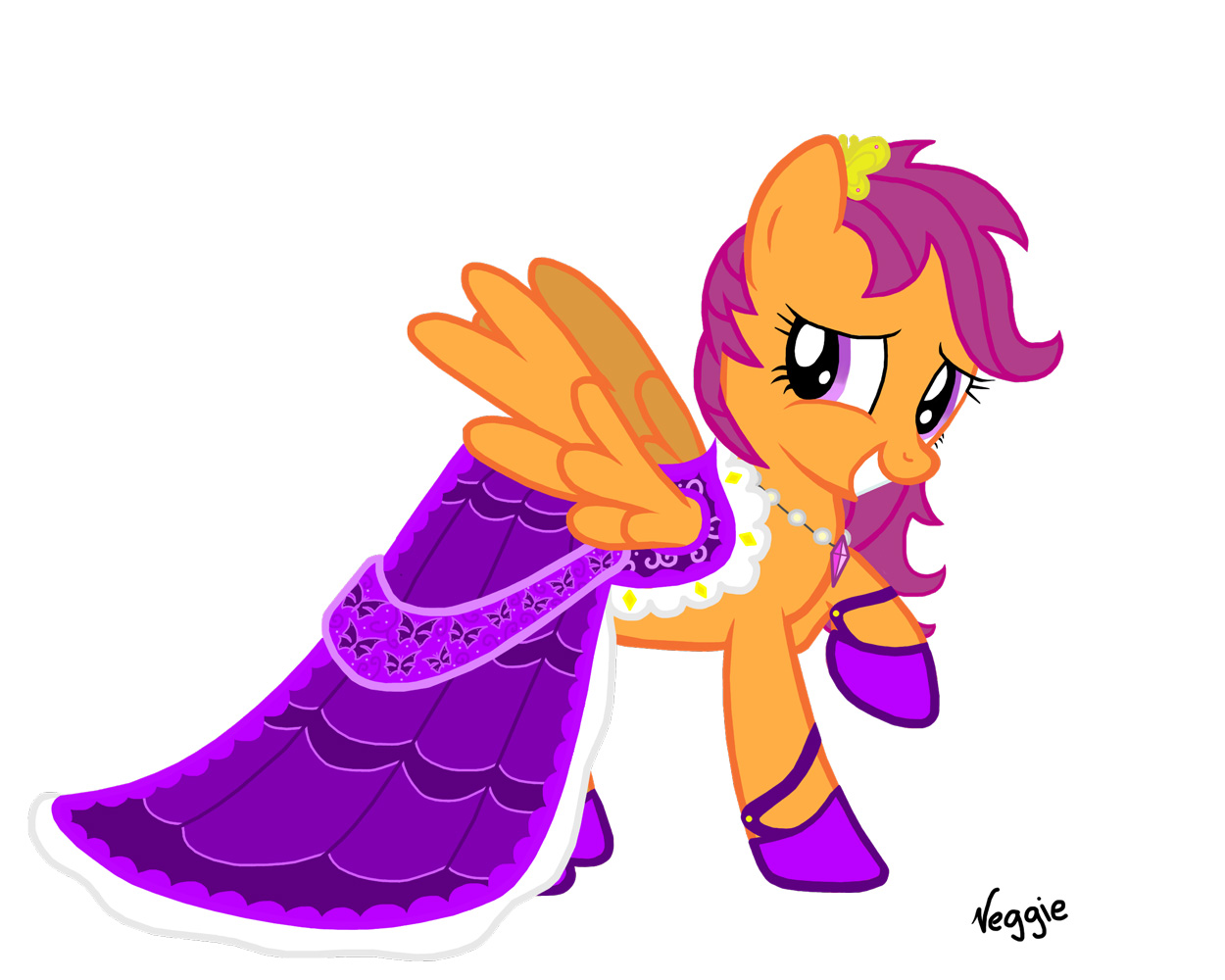scootaloo drawn by veggie55 - Bronibooru