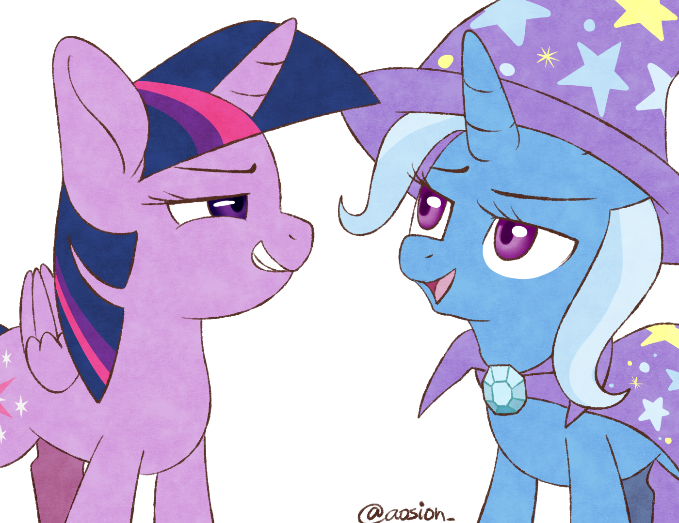 princess twilight, the great and powerful trixie, and twilight sparkle ...