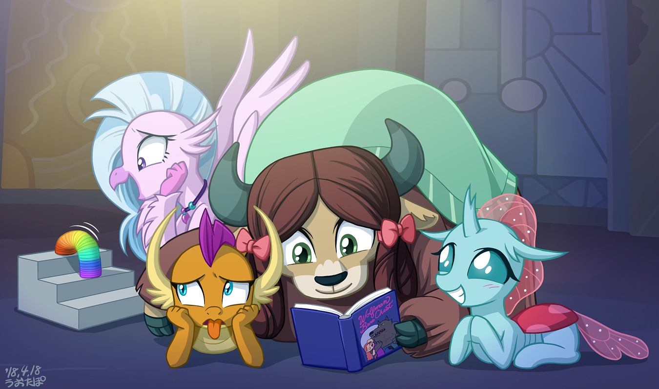 ocellus, silverstream, smolder, and yona drawn by uotapo - Bronibooru