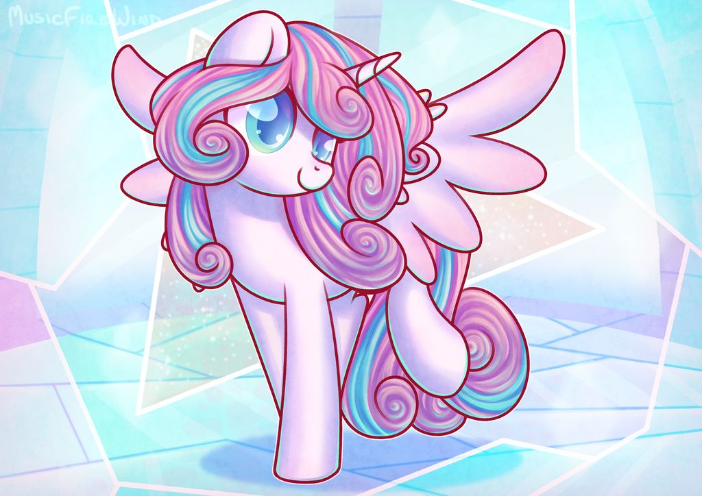 princess flurry heart drawn by musicfirewind - Bronibooru