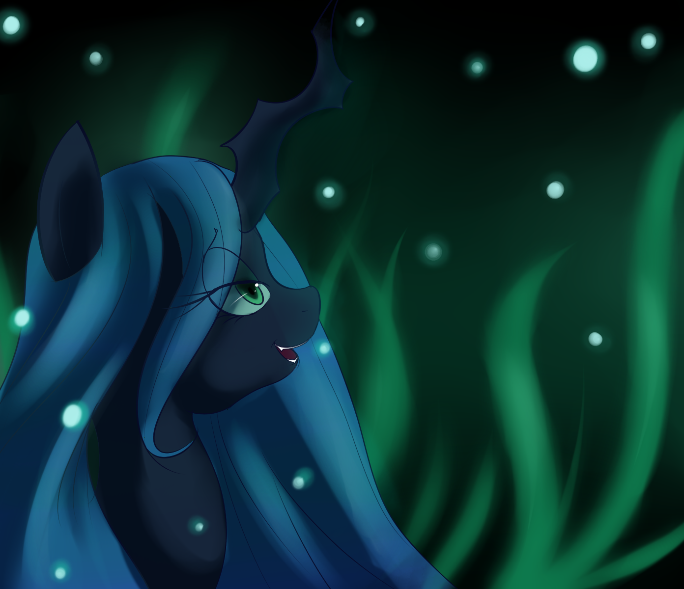 queen chrysalis drawn by senseidezzy - Bronibooru