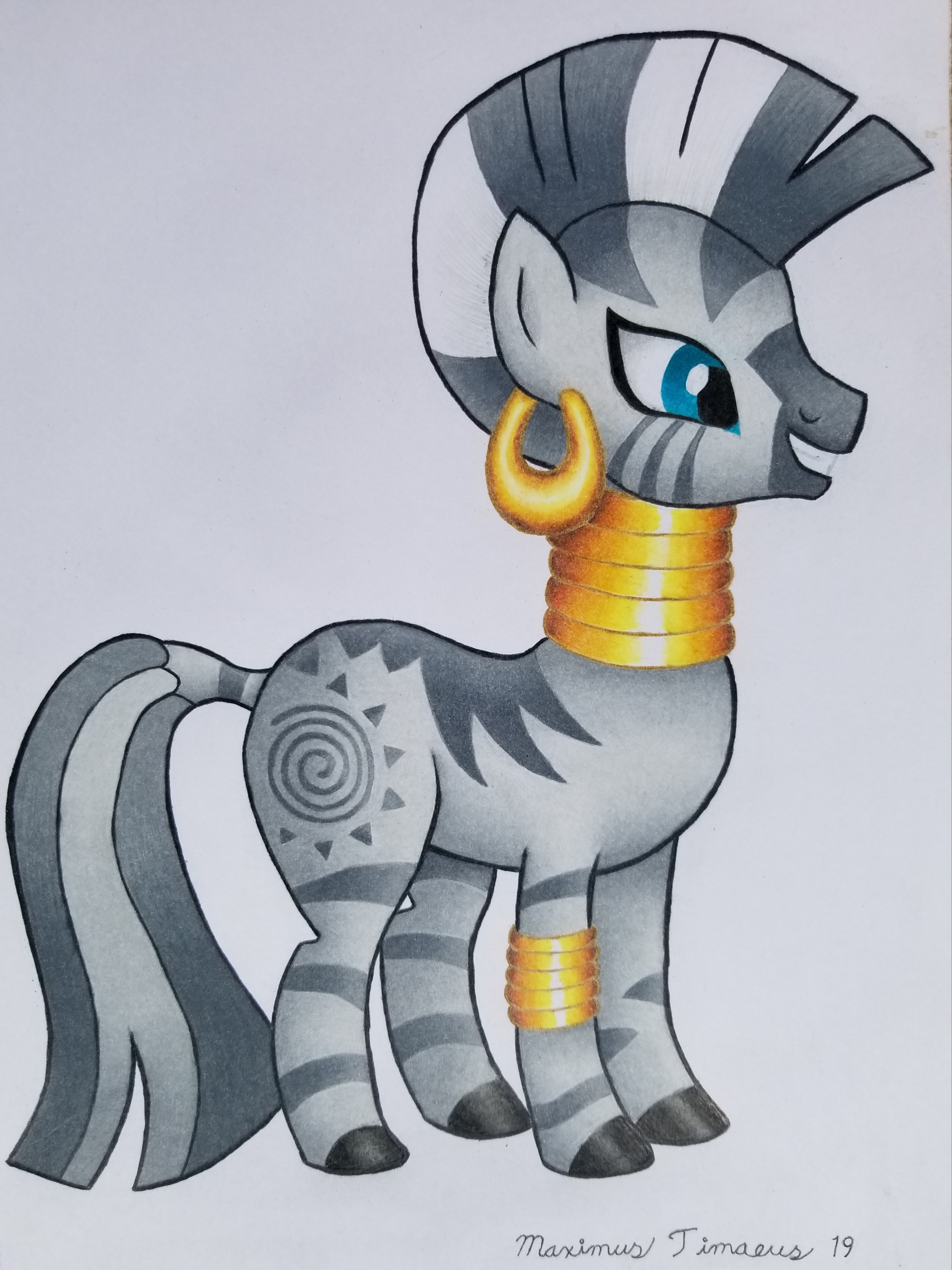 zecora drawn by maximustimaeus - Bronibooru