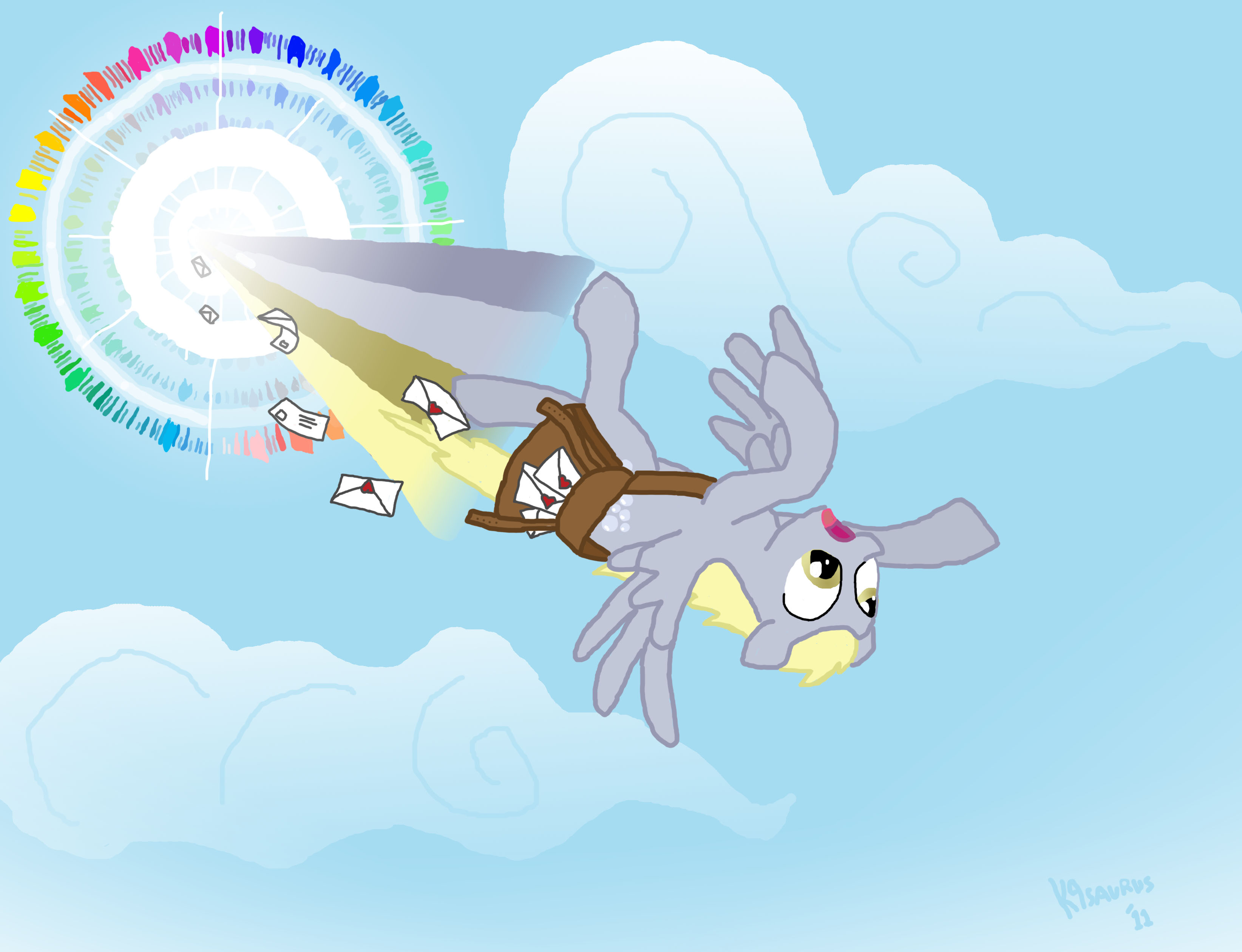 derpy hooves drawn by k9saurus - Bronibooru